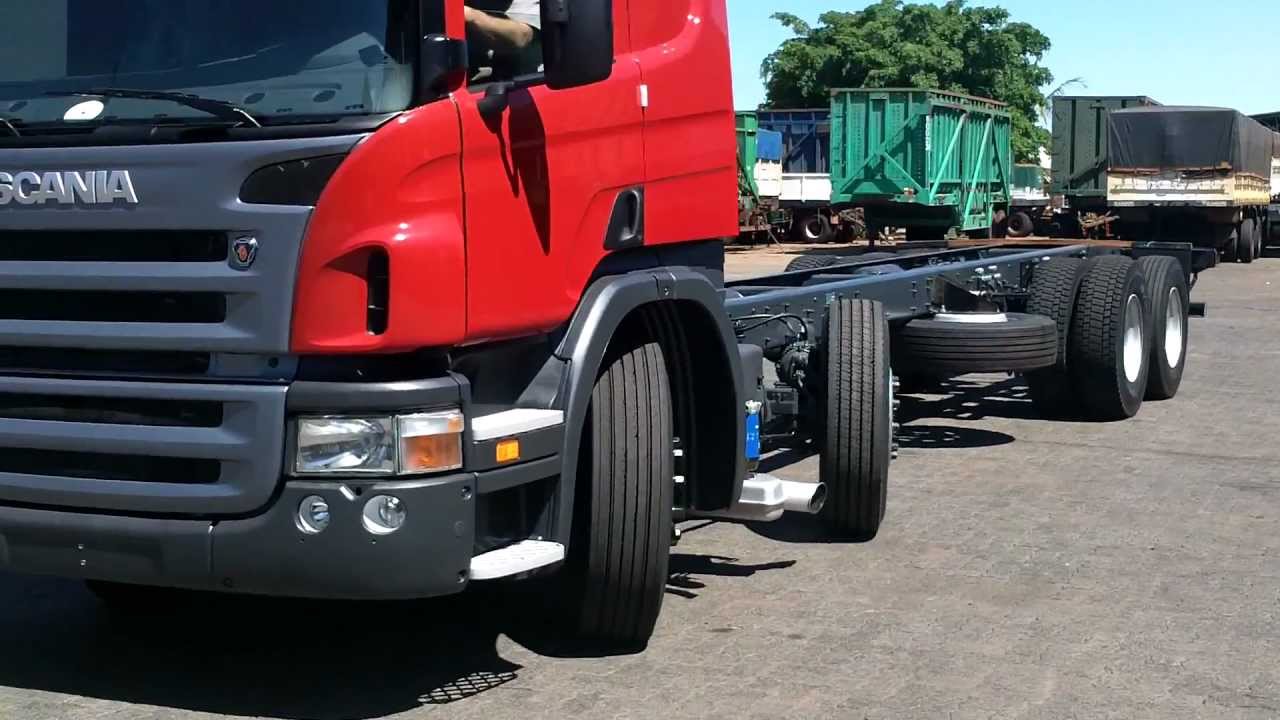 2º Eixo Direcional - Scania P270 8x2 HD - YouTube