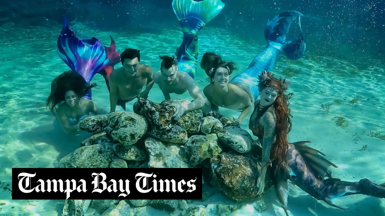 Watch Florida’s professional mermaids swim in Dunnellon’s springs - YouTube
