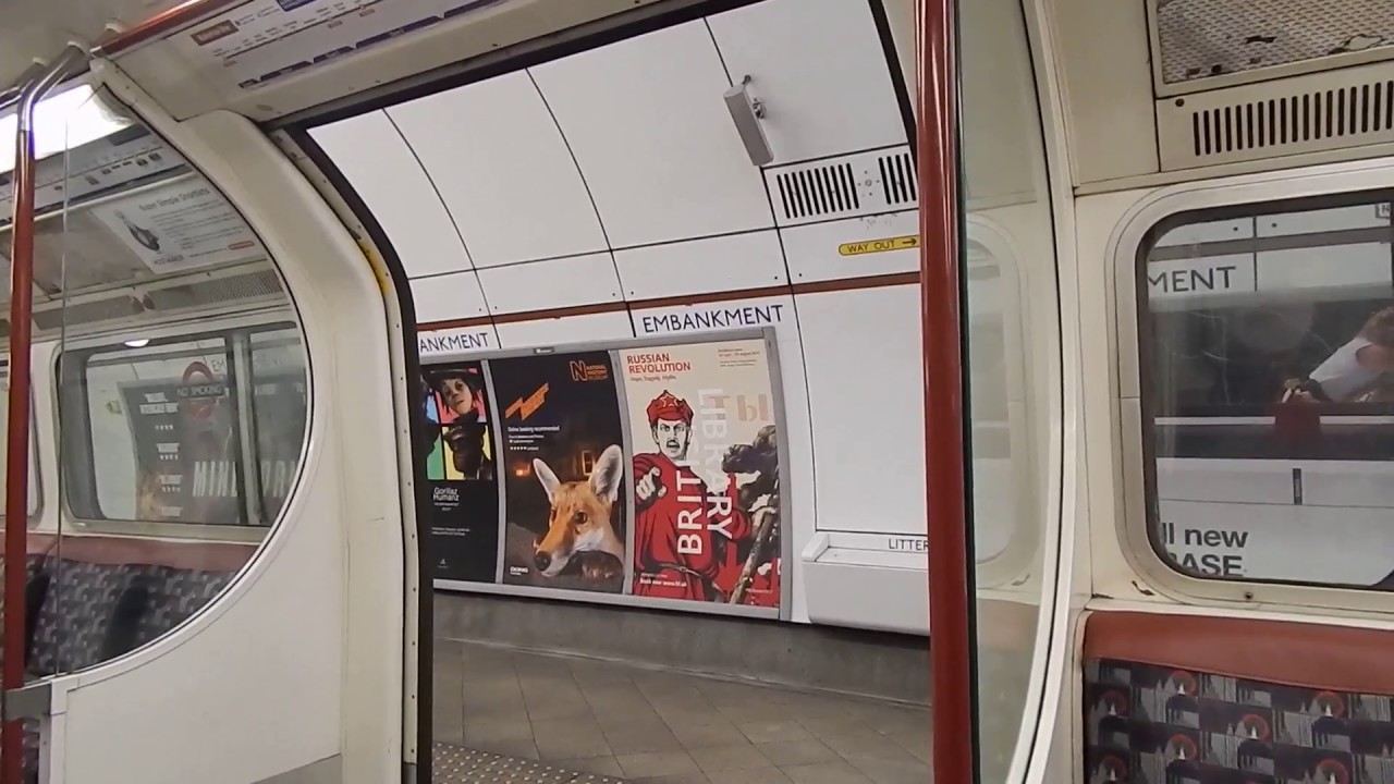 London Underground Bakerloo Line Ride: Embankment to Waterloo 5 May ...