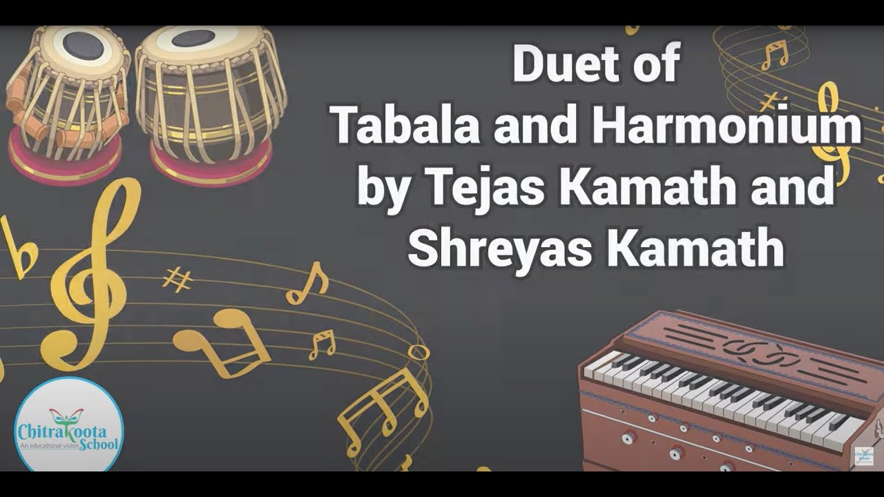 Duet of Tabala and Harmonium by Tejas Kamath and Shreyas Kamath ...