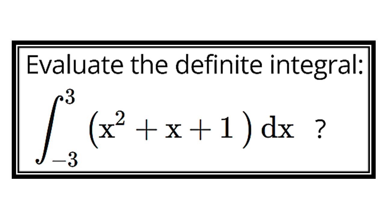 Definite Integrals - Practice 2 - YouTube