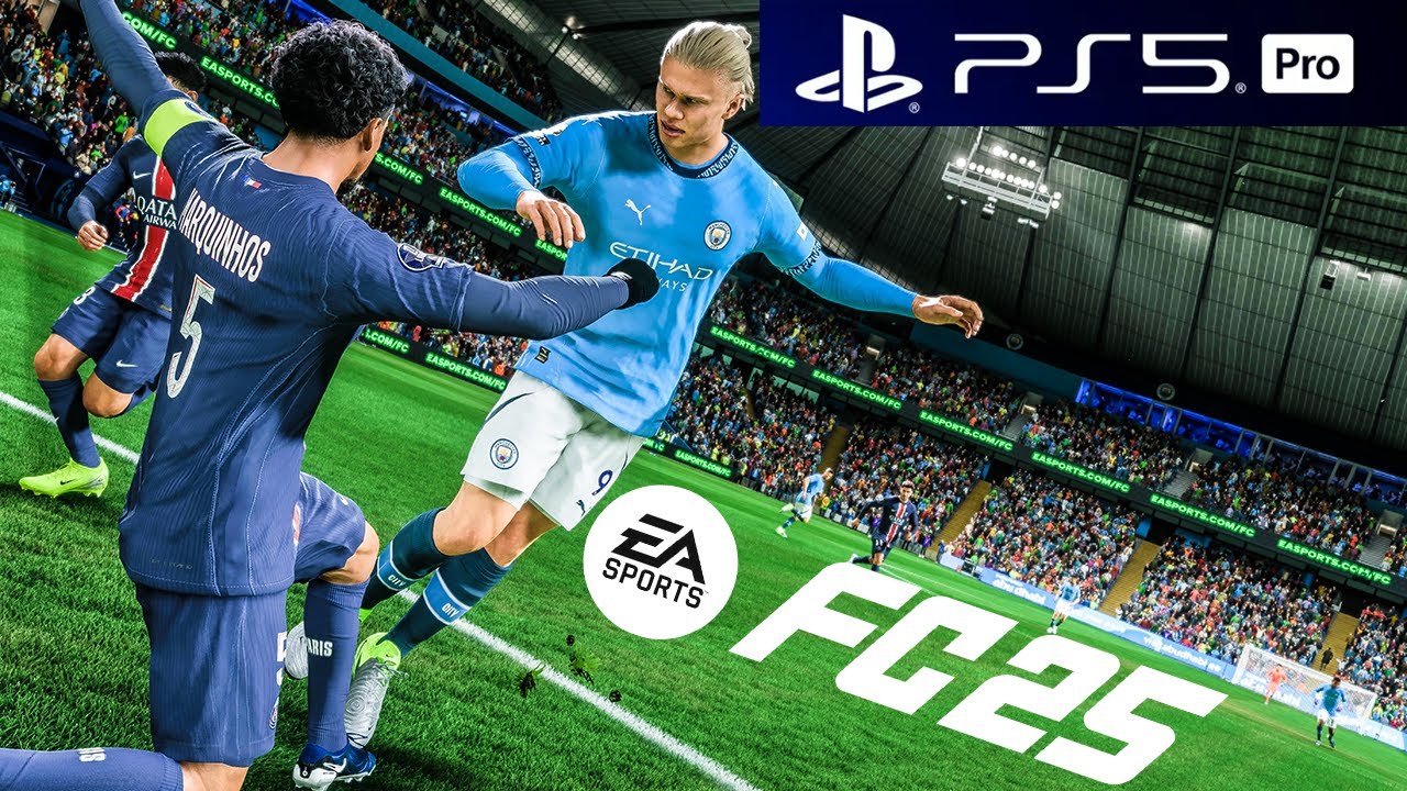 FC 25 PS5 PRO PSG - MAN CITY | Simulation Mode Realistic Gameplay ...