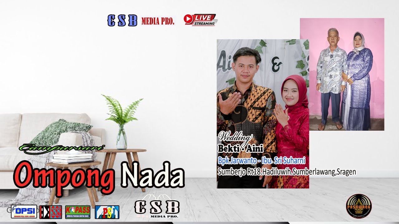 🔵🔴Ompong Nada//Bekti - Aini//Sumberjo Rt18.Hadiluwih//AJ Audio//LIVE ...