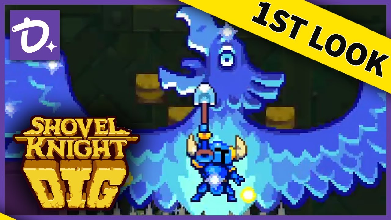 First Look At Shovel Knight Roguelike (Shovel Knight Dig #1) - YouTube