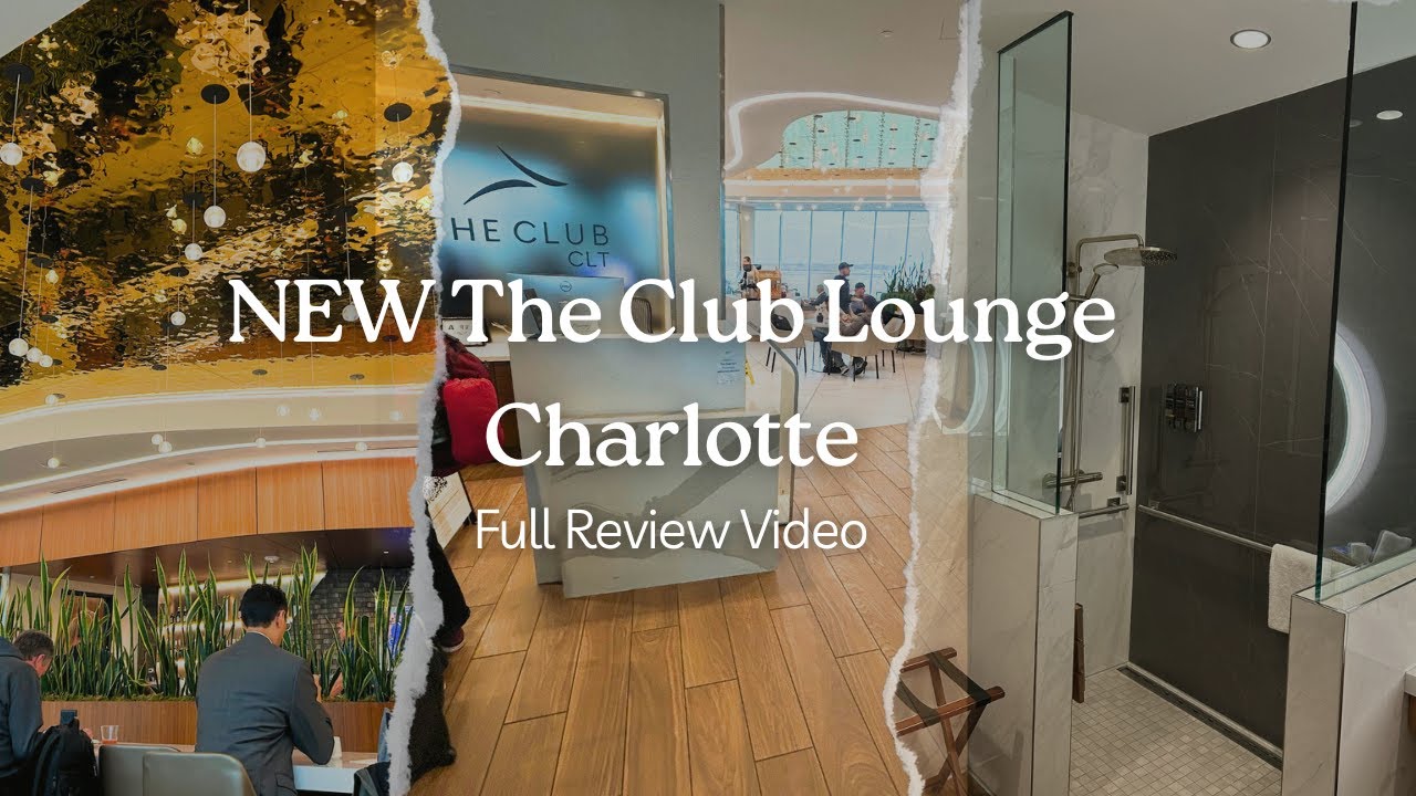 The Club CLT Lounge – Full Review & Walkthrough at Charlotte Airport ...
