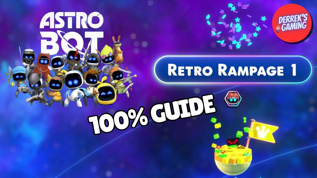 Astro Bot | Retro Rampage 1 (Rescue Ryu Bot) - YouTube