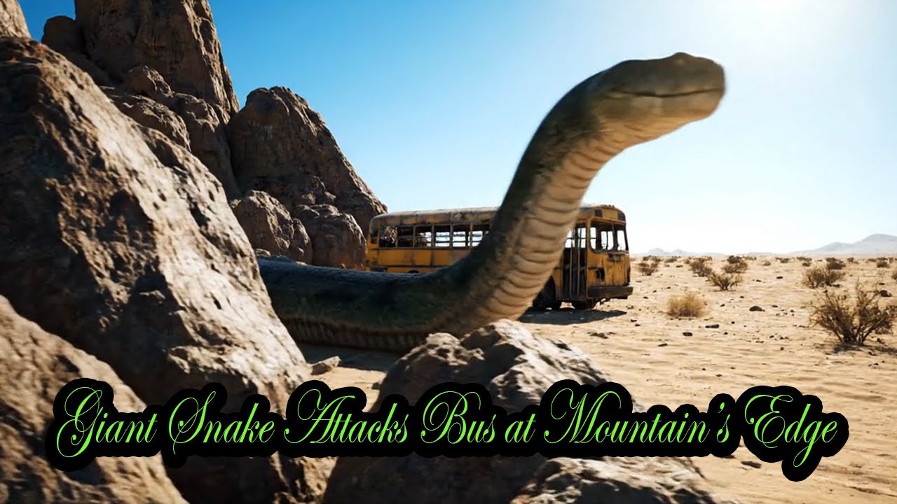 Giant Snake Attacks Bus at Mountain’s Edge / Unbelievable Encounter ...