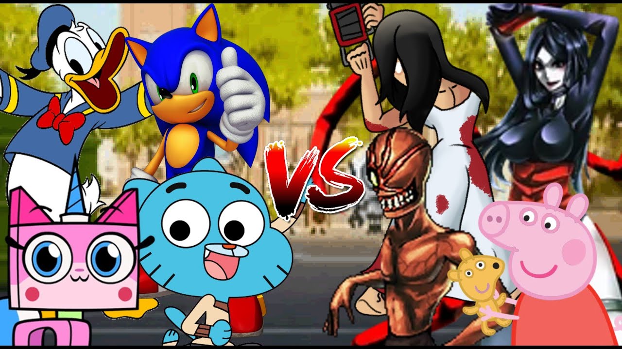 MUGEN Request 453: Gumball, Donald Duck, Unikitty, Sonic VS Ella ...