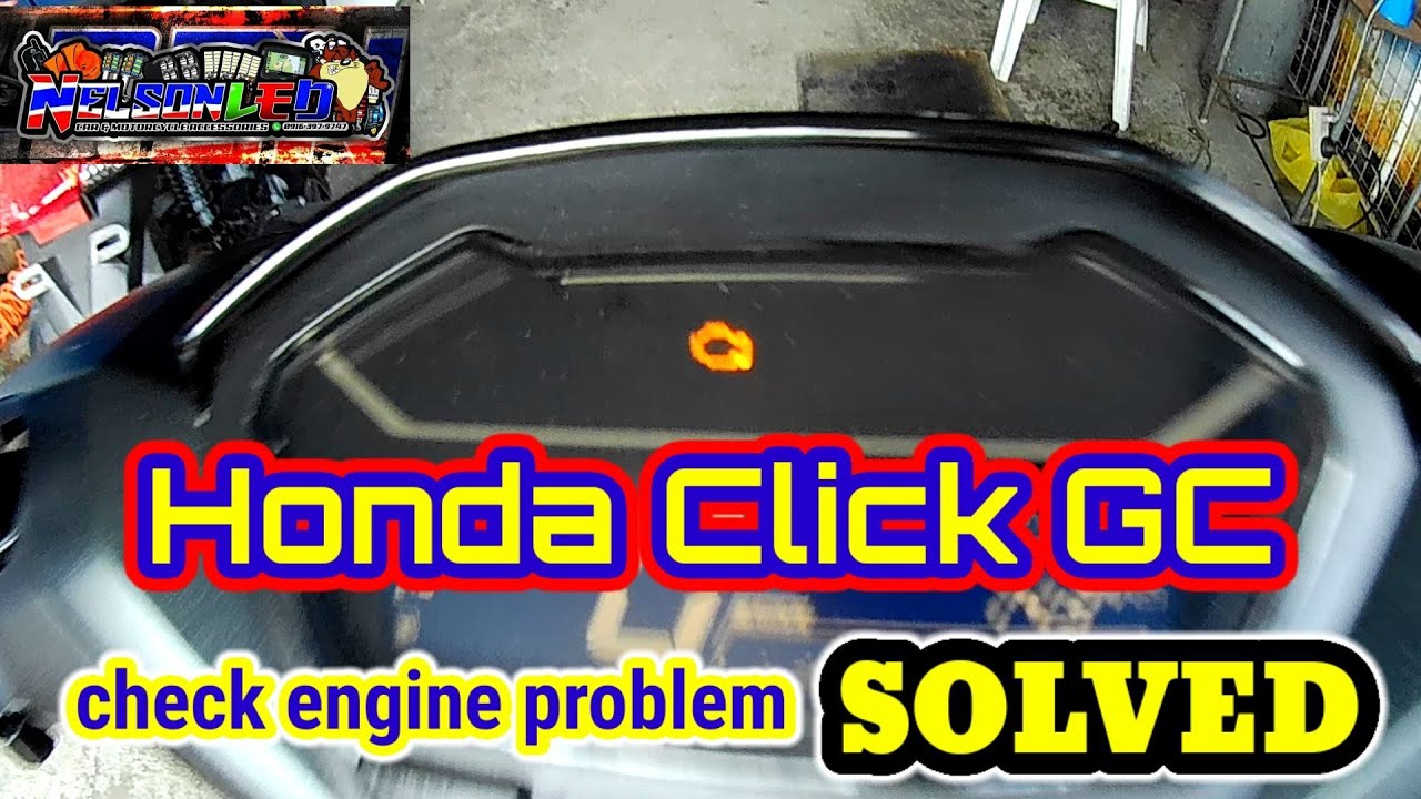Honda Click GC check Engine solved.. tipid materials plus wrong ...