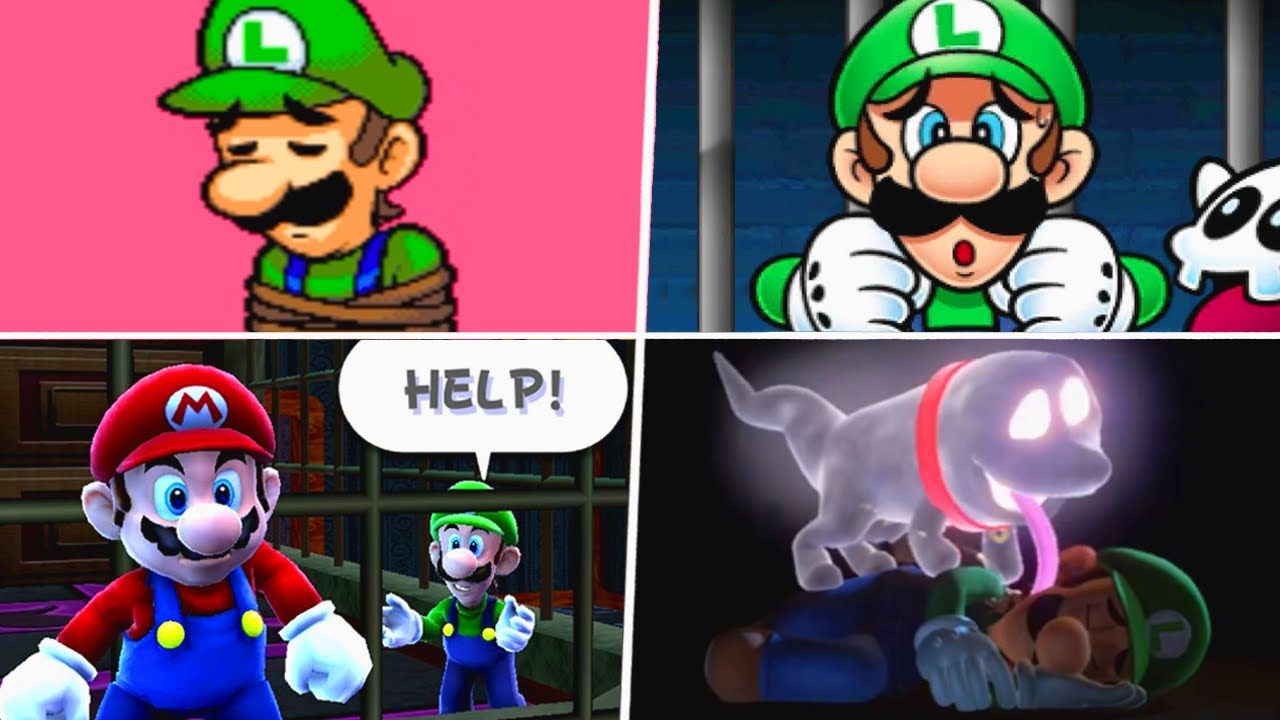 Evolution of Luigi Being Rescued (1995 - 2021) - YouTube