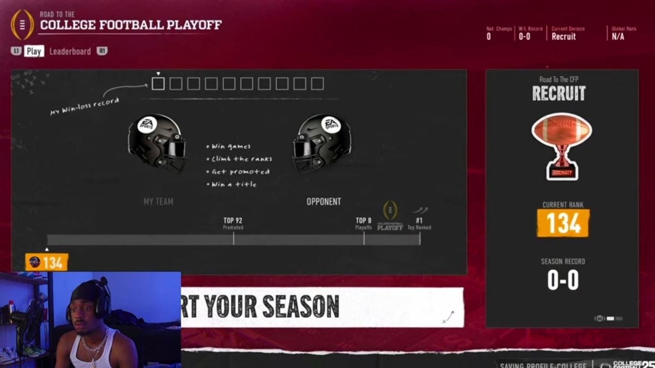 ROAD TO COLLEGE FOOTBALL PLAYOFFS IS INSANE!*natty champs?!*CFB 25 ...