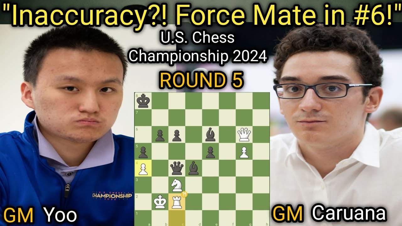 Christopher Yoo VS Fabiano Caruana | U.S Chess Championship 2024 ...