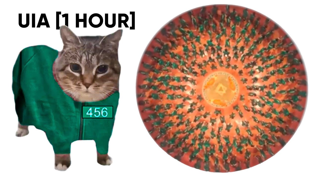 OIIAOIIA CAT x Mingle Game Song [1 HOUR] Uia Cat in Squid Game Season 2 ...