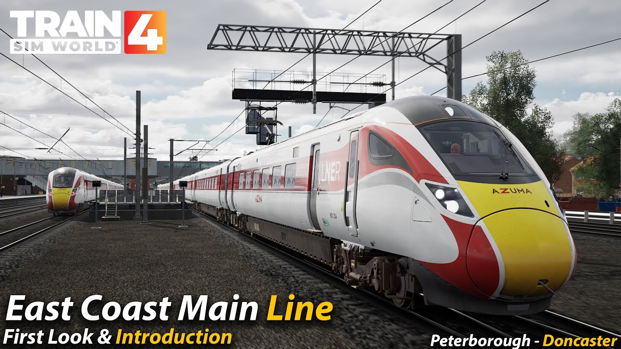 First Look East Coast Main Line : Peterborough - Doncaster : Train Sim ...