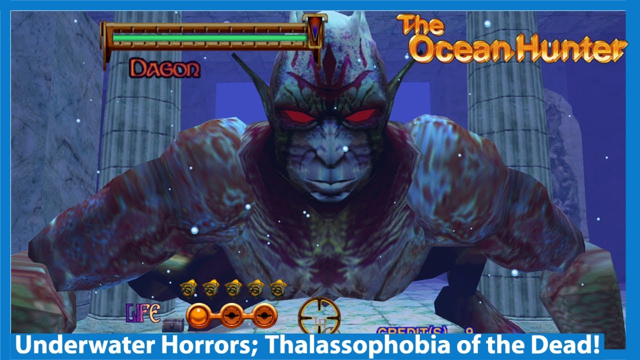 Underwater HORROR from Sega! The Ocean Hunter! An Arcade House of the ...