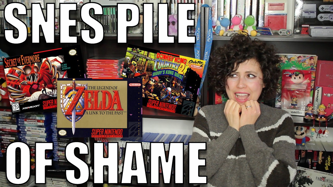 SNES PILE OF SHAME - FEMTROOPER - YouTube