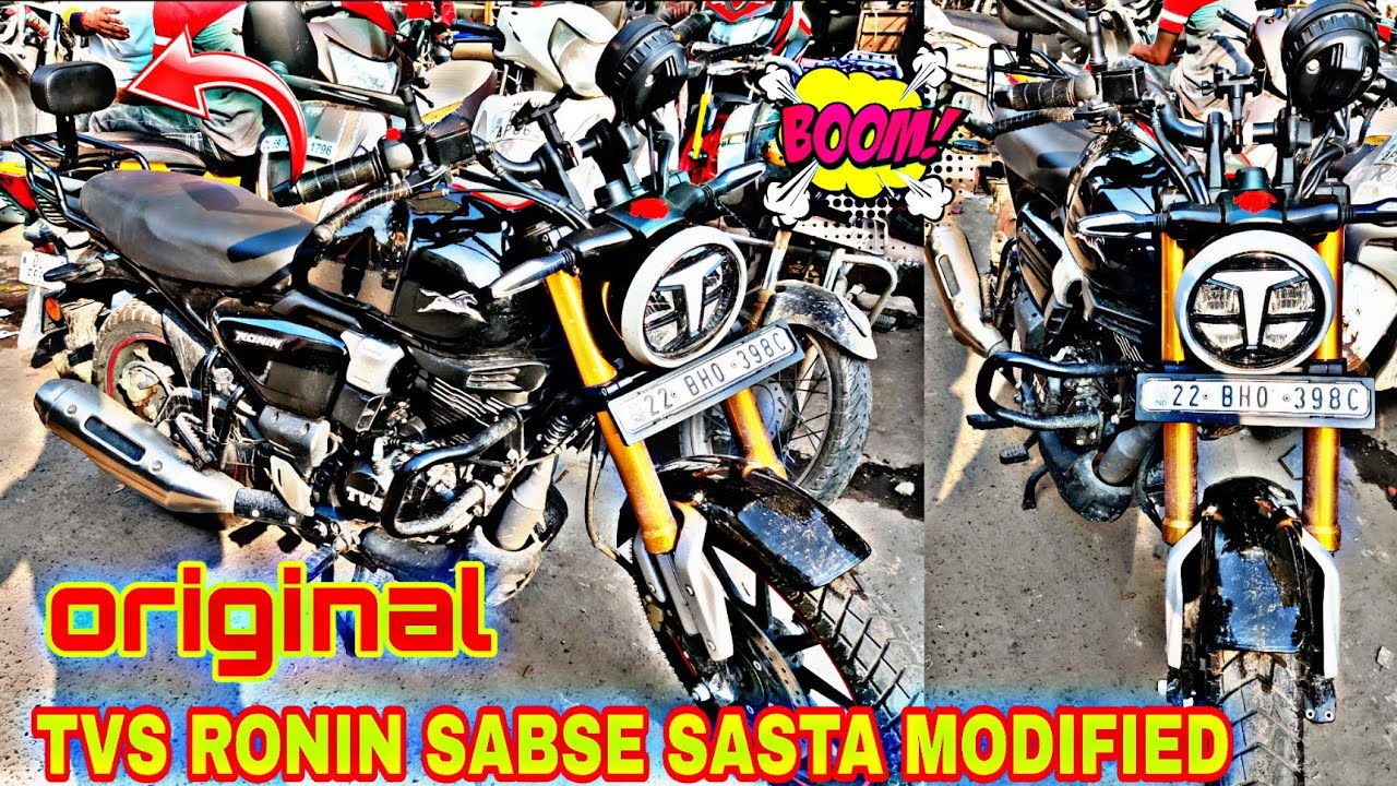 TVS RONIN new model modified sabse sasta - YouTube