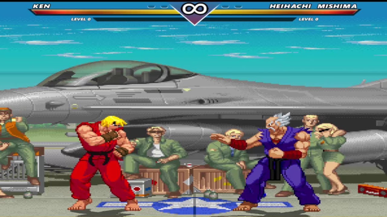 Ken VS Heihachi Mishima I HIGH LEVEL EPIC FIGHT!! - YouTube