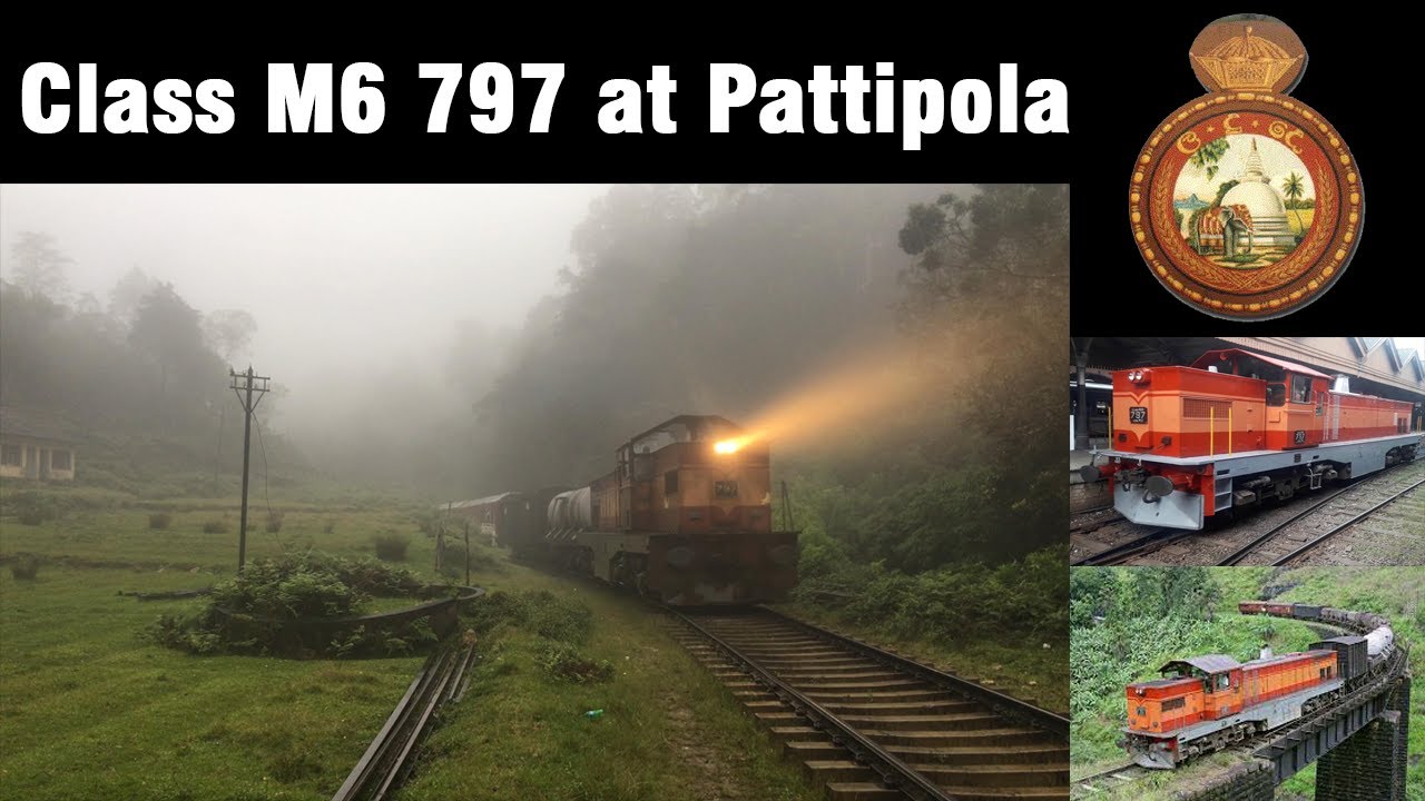 Class M6 Locomotive at Pattipola | EMD G22M Model | Sri Lanka Train ...