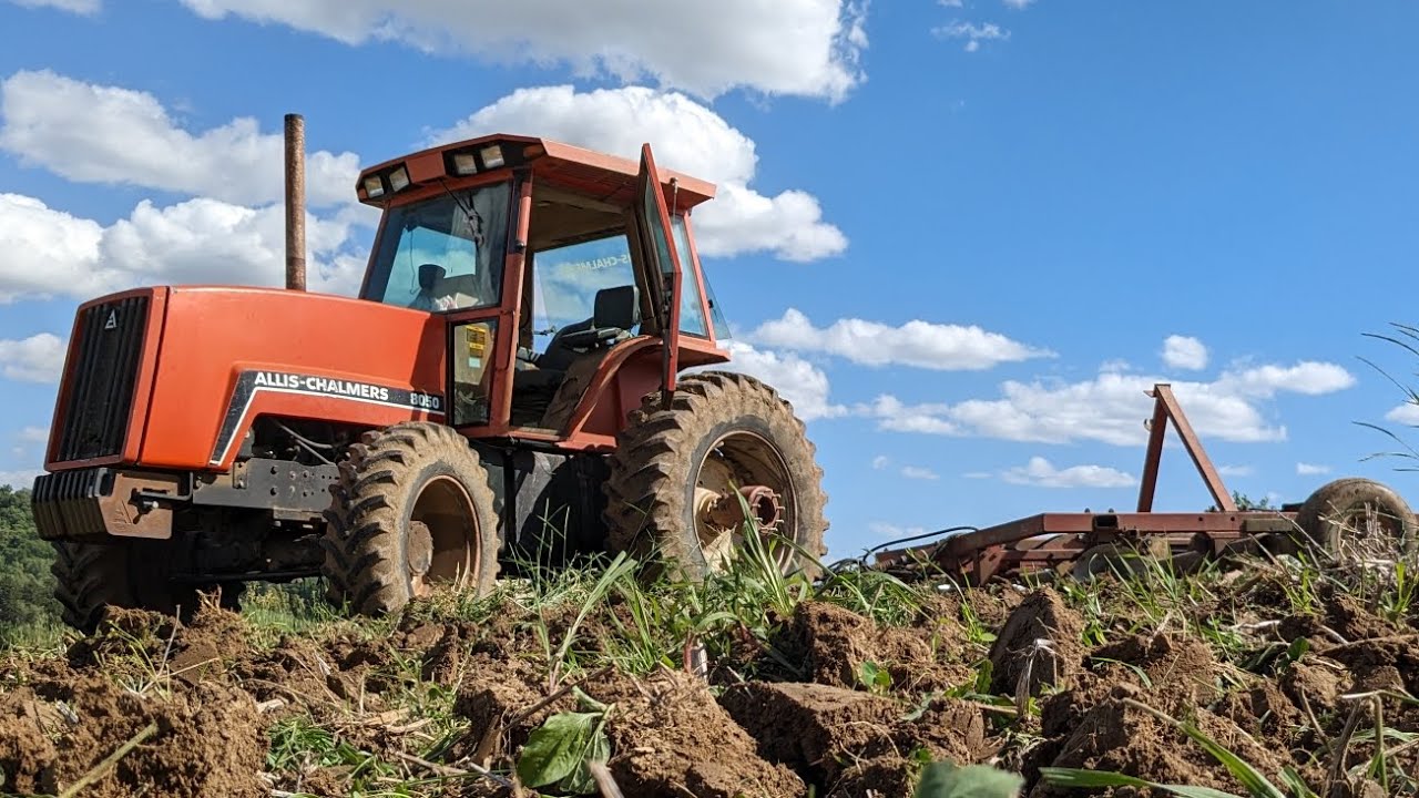 disking the fields before fertilizer and planting but I get rained out ...