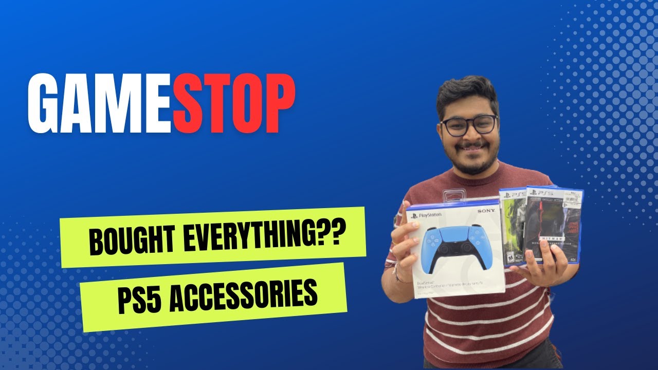 Bought Everything from Game Stop ?? || PS5 Accessories || SpiderMan 2 ...