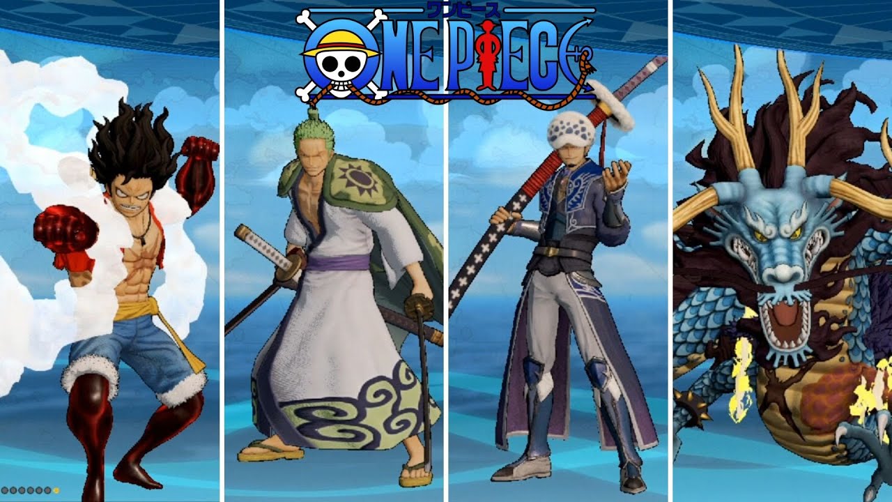 One Piece Pirate Warriors 4 All Characters Costumes YouTube