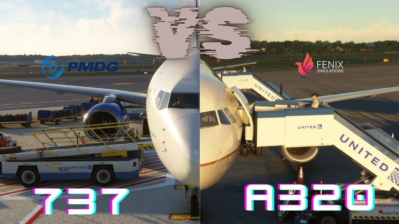 MSFS LIVE | PMDG 737-800 vs Fenix A320 - KPDX - KSFO - YouTube