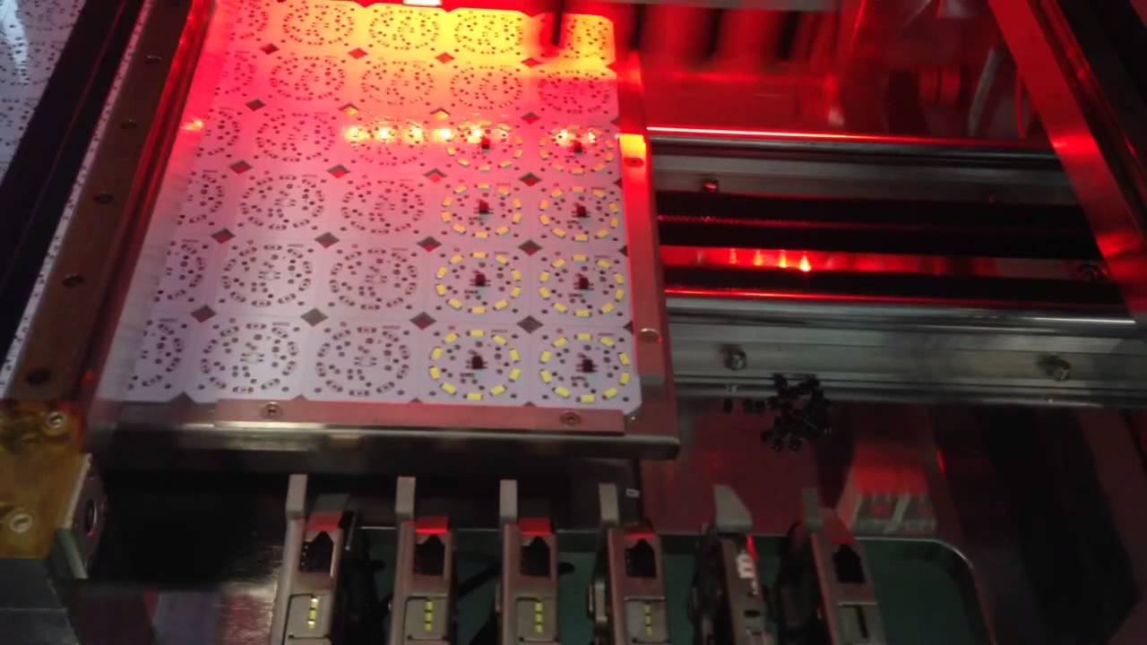 LED1204T led chip mounter, pick and place machine pick and place leds ...