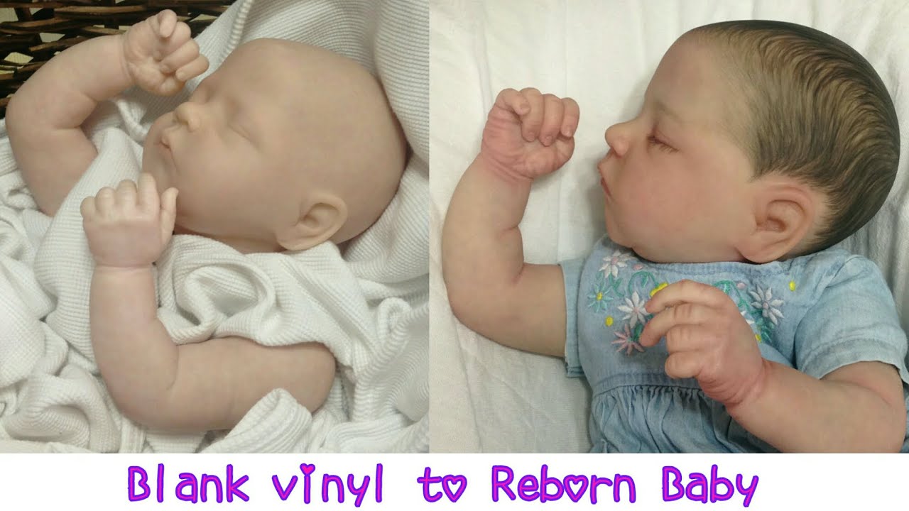 Blank Vinyl to Reborn Baby (WIP slideshow) | Art Behind Reborn - YouTube