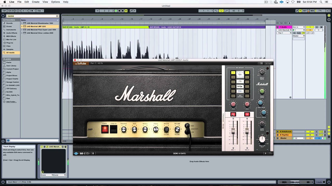 UAD Marshall Amp Series - Overview - YouTube