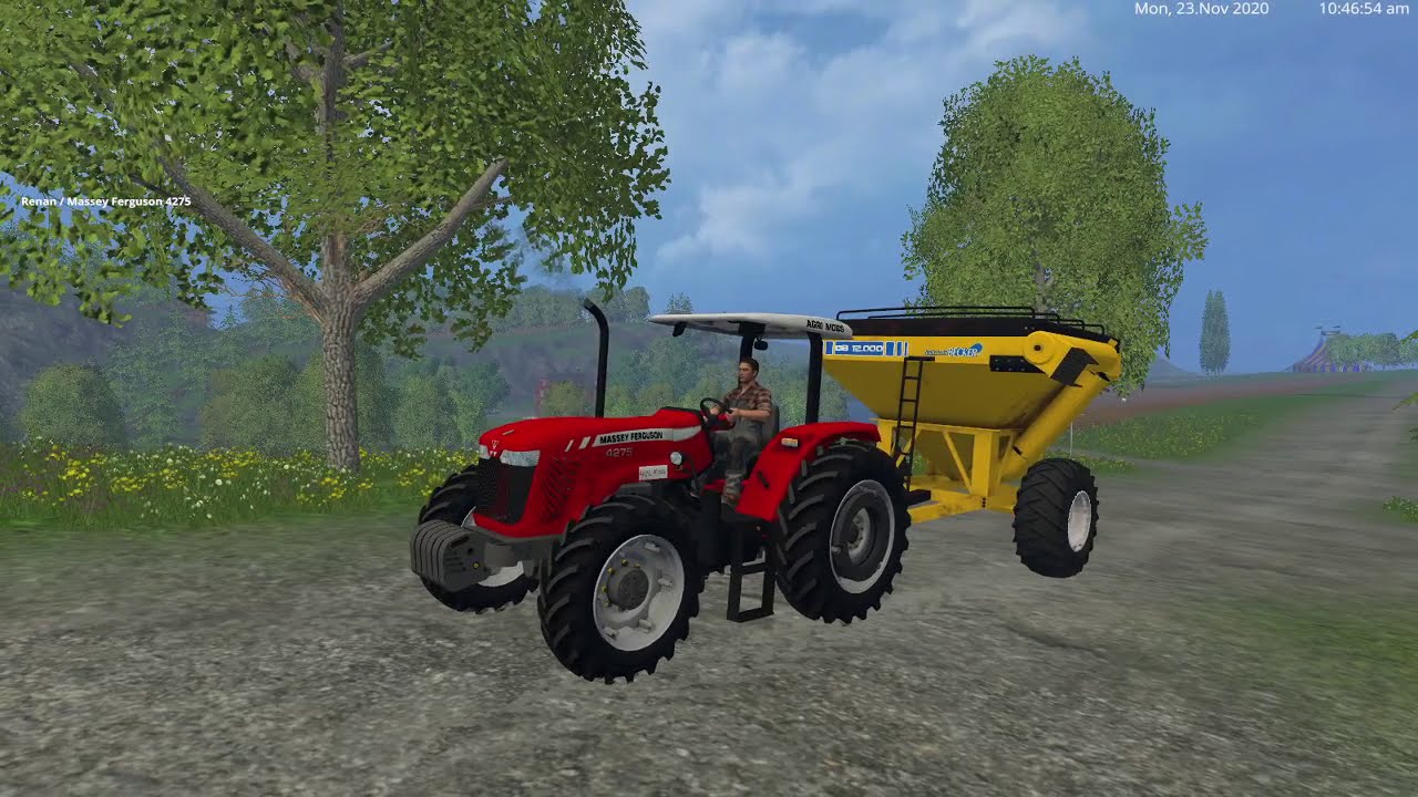 CONJUNTO MF 4275 NA BAZUCA BECKER/Farming Simulator 15 MODS - YouTube