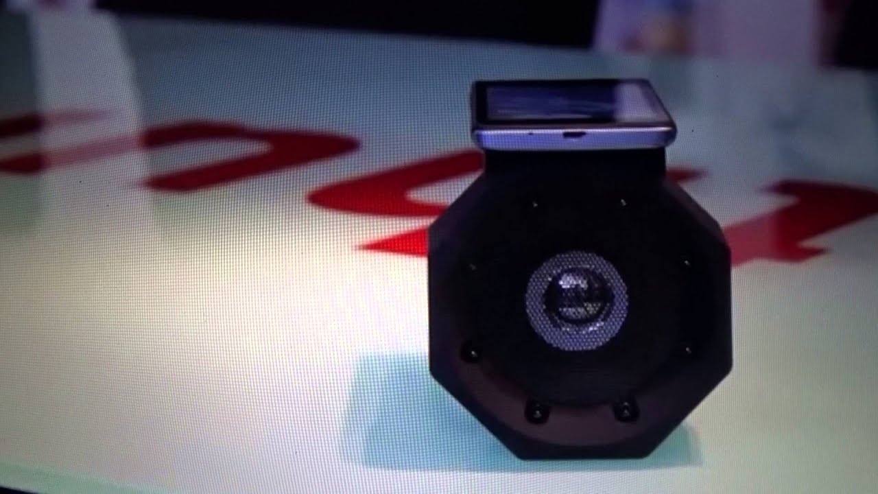 Film Touch Speaker Boom Box - YouTube