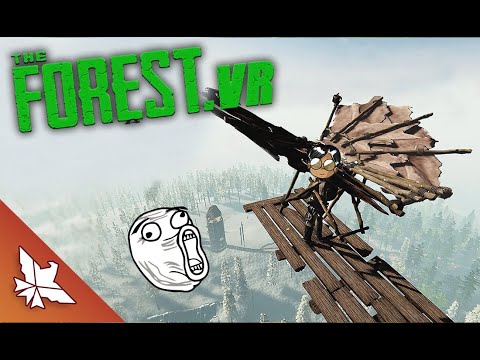 The forest VR | FLYING GLIDER | Try Not to Laugh | Survival VR Games ...