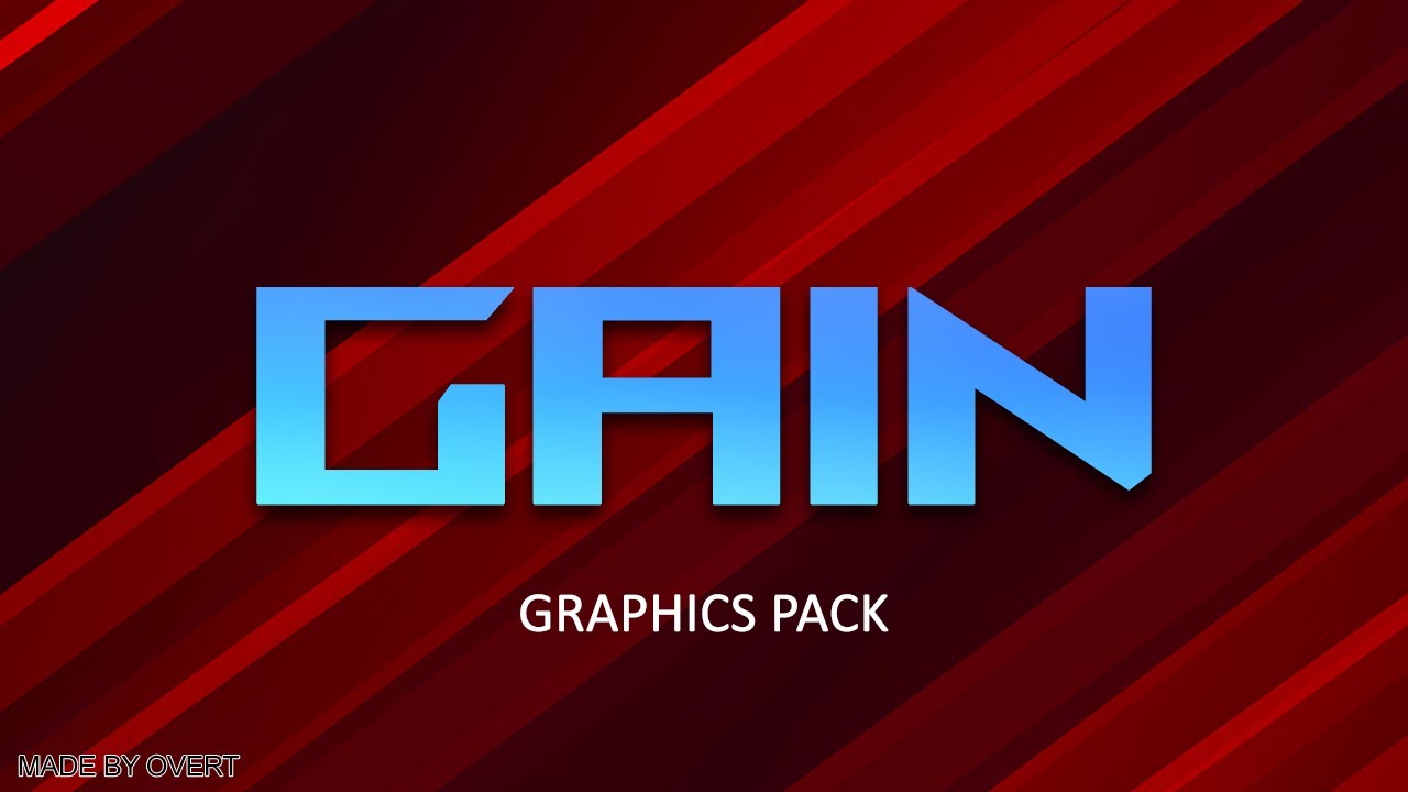 GAIN GRAPHICS PACK (photoshop gfx pack) - YouTube