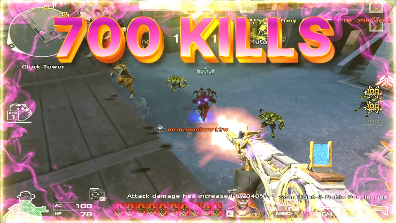 CrossFire West: Scar Light-S-Noble Purple Tiger - Hero Mode X Gameplay ...