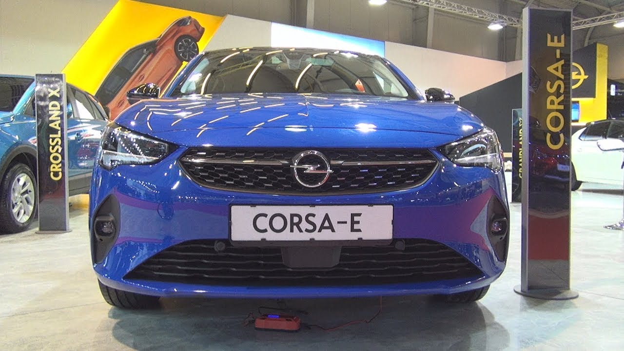 Opel Corsa-e Voltaic Blue (2020) Exterior and Interior - YouTube
