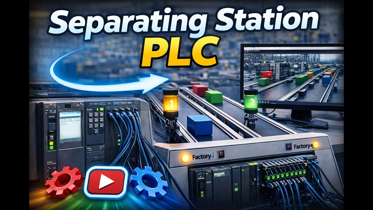 Factory IO Separating Station PLC Explained | Structured Programming in ...
