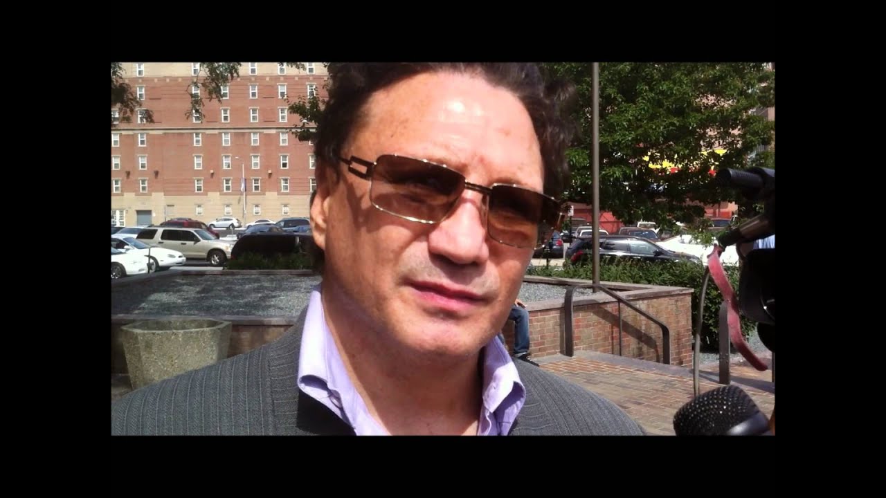 Vinny Paz reacts outside of court to disorderly conduct and assault ...