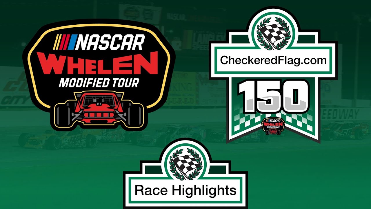 2022 NASCAR Whelen Modified Tour CheckeredFlag.com 150 at Langley Speedway - Race Highlights ...