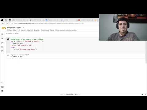 Fundamentos de Programación - Uso de Google Colaboratory - YouTube