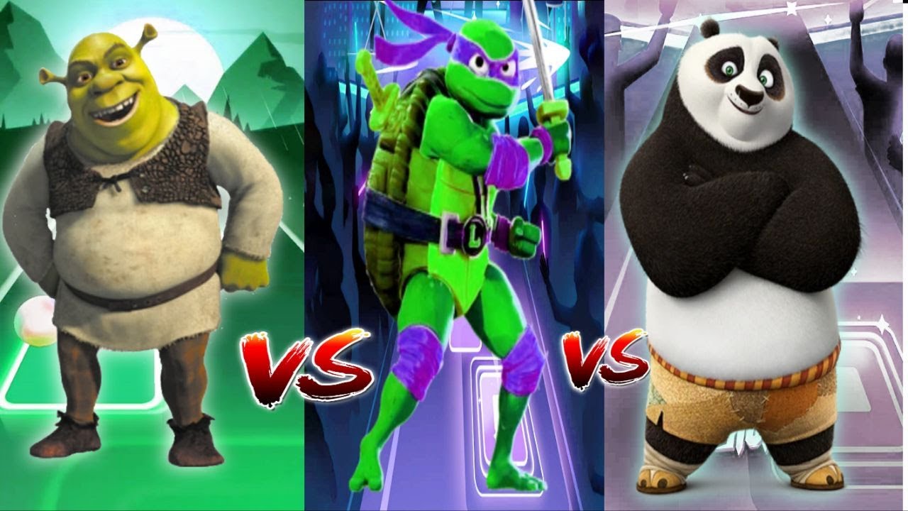 Shrek 🆚 Ninja and Panda will participate in our contest today - YouTube