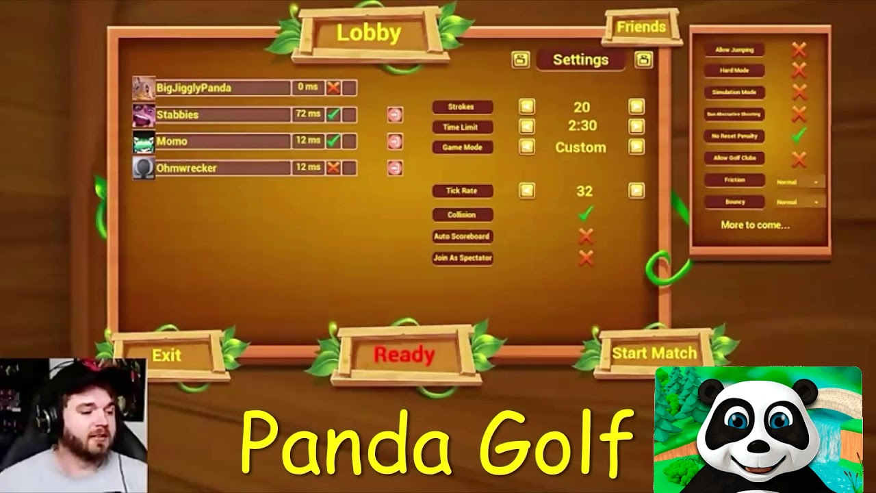 Panda Golf - YouTube
