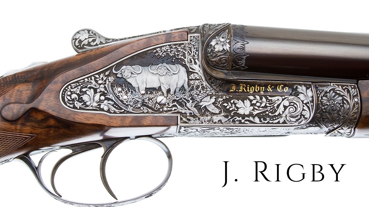 John Rigby & Co. Best SxS Double Rifle & Ken Hunt: Pioneering Engraver ...