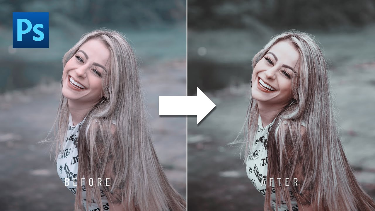 Nature Portrait Color Grading Effect in Photoshop - YouTube