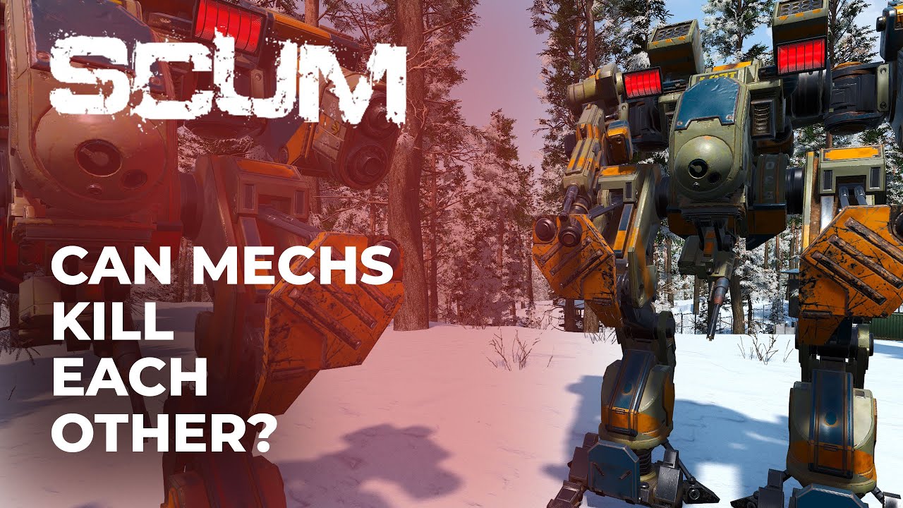 SCUM Mech vs Mech Fight (SCUM Game) - YouTube