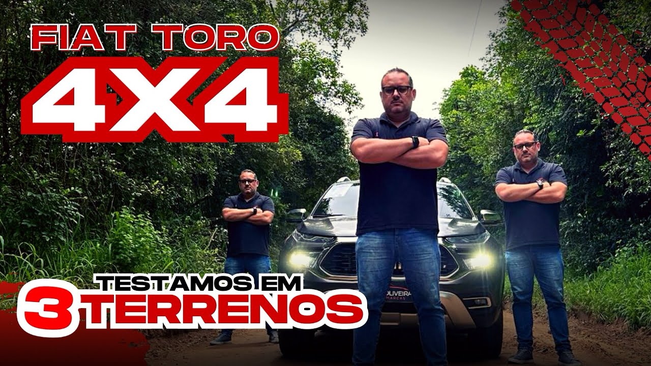 Testamos a Fiat Toro Ranch em três terrenos diferentes! Na cidade, na ...
