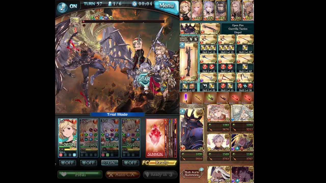 [Granblue Fantasy] Beelzebub Solo Fire Magna Soldier Satyr Rebalance ...