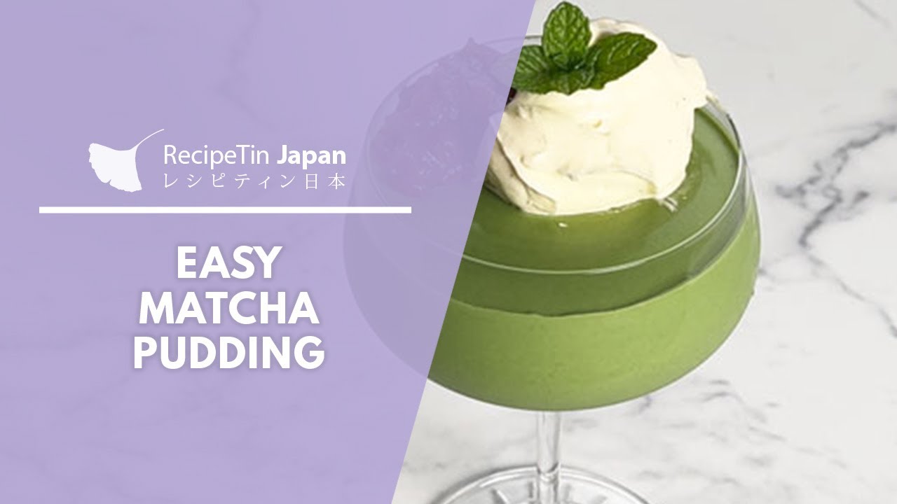 Easy Matcha Pudding - YouTube