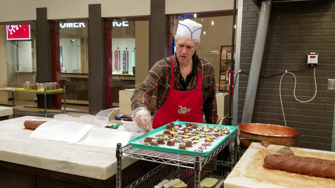 Crown Center Chip's Chocolate Factory Tour Part 2 - YouTube