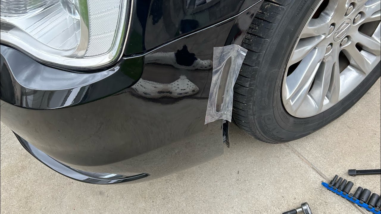 Chrysler 300 “side markers and front lip install” - YouTube